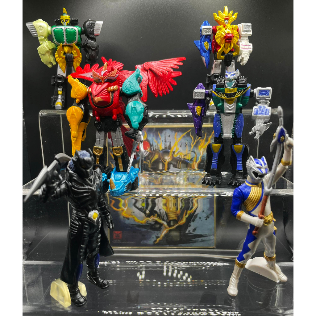 โมเดล Hyakuju Super Sentai กาโอเรนเจอร์ ซุปเปอร์ เซนไต Gaoranger and ...