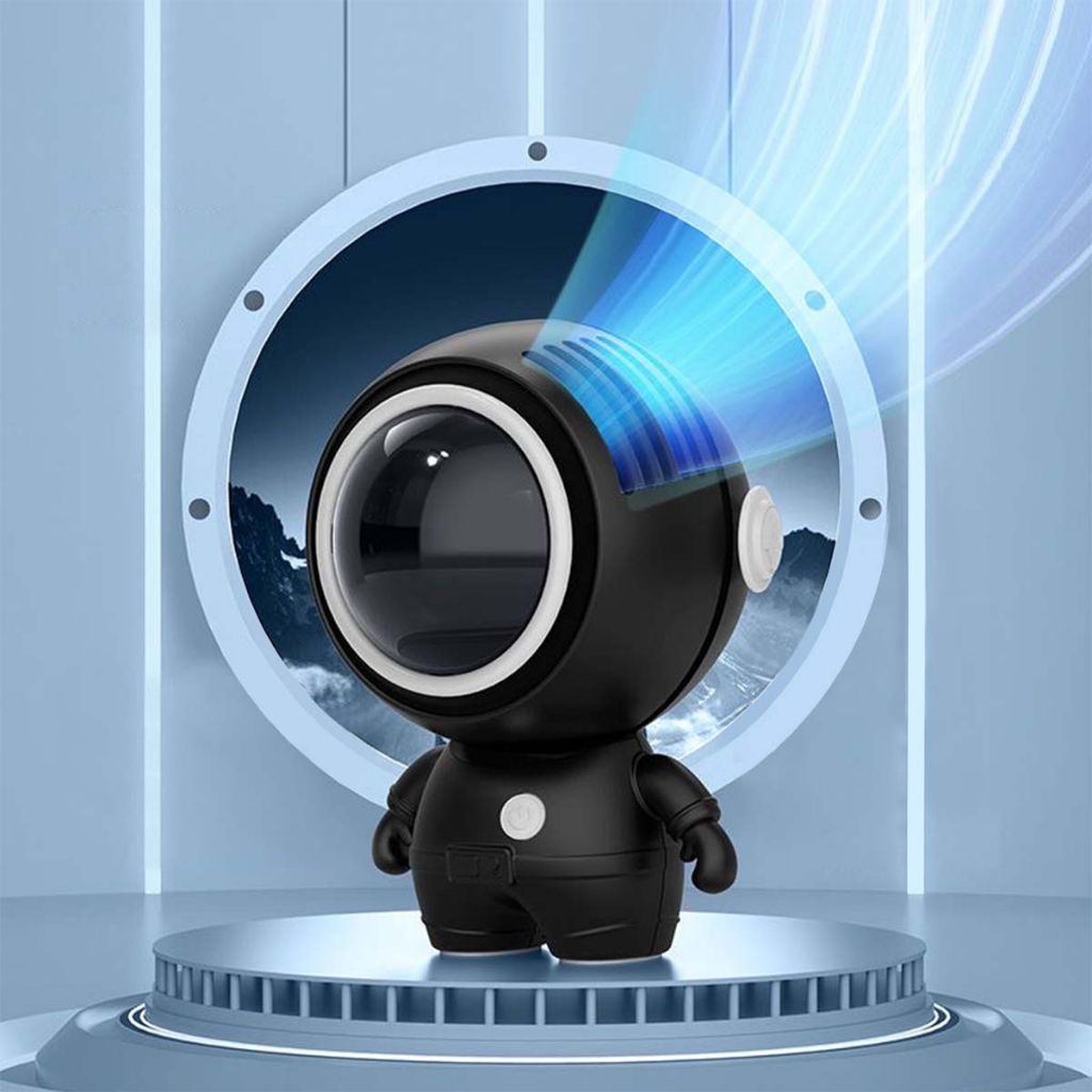 พัดลมคล้องคอ Mech Fan แท้ แบบพกพา ปรับแรงลมได้ 3 ระดับ จัดเก็บง่าย ของ ...