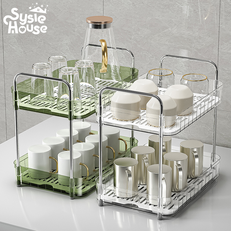 Sysie House ชั้นวางของ ในห้องน้ำ ในครัว ที่วางแก้ว วางเครื่องสำอาง และ ...