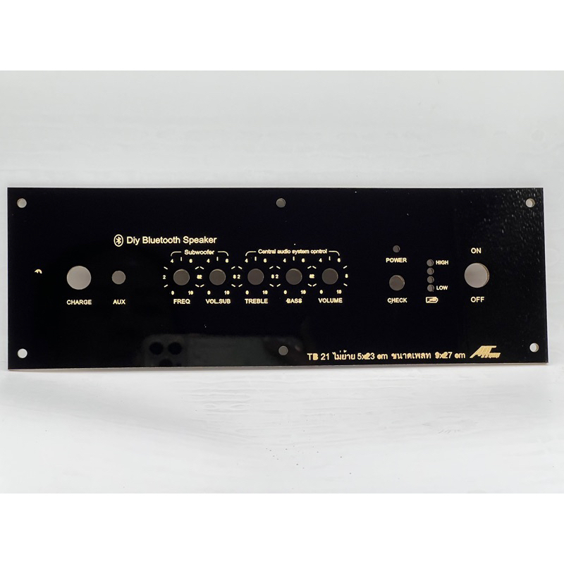 เพลทอะคิลิก TB21 ไม่ย้าย เจาะวัตแบตเลือกเม็ดไฟ แผ่นหนา3มิล ช่องเพลท5 ...