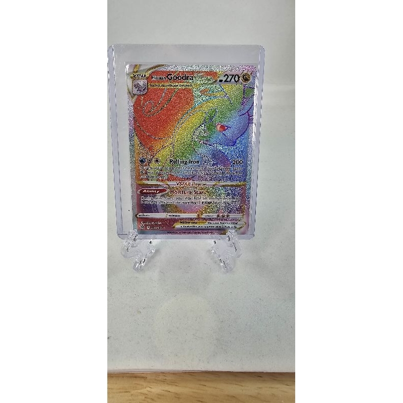 Pokemon Card "Goodra Vstar Rainbow 202/196" ENG Lost Origin | Shopee ...