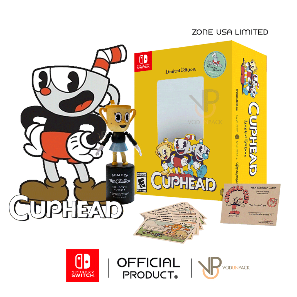 Nintendo Switch : CUPHEAD Physical Edition / Limited Edition (R1)(EN ...