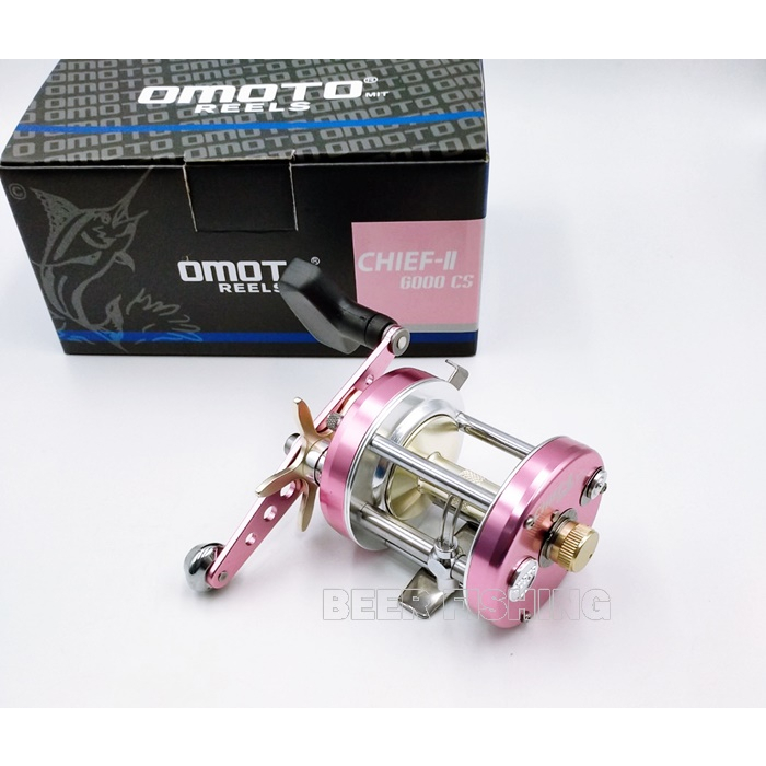 โอโมโต้ (OMOTO REELS CHIEF-II 6000/6001 CS) รอกโอโมโต้ รอกเบท รอกกระปุก ...
