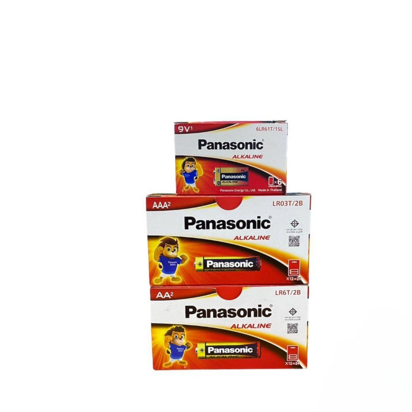Panasonic ถ่านอัลคาไลน์ 3AAA 2AA 9V.1 | Shopee Thailand