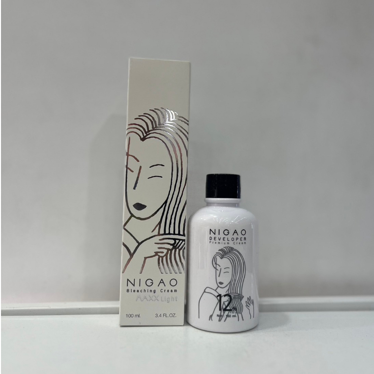 Nigao นิกาโอะ บลีชชิ่ง ครีม แม็กซ์ ไลท์ (ครีมฟอกสีผม Maxx Light) | Shopee Thailand