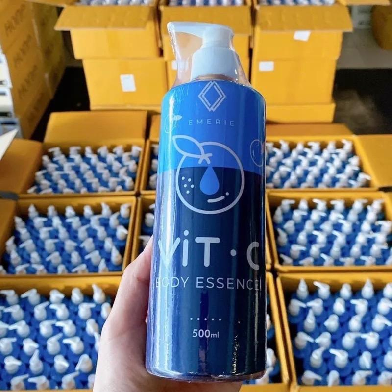 โลชั่นวิตซี พัชชา EMERIE Vit C Body Essence 500 ml | Shopee Thailand