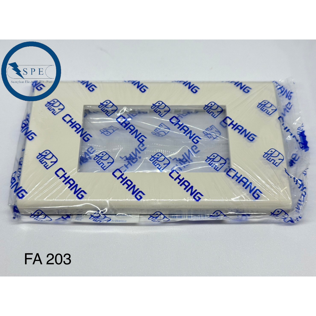 CHANG FA-203 หน้ากาก 3 ช่อง สีขาว /ราคาต่อชิ้น | Shopee Thailand