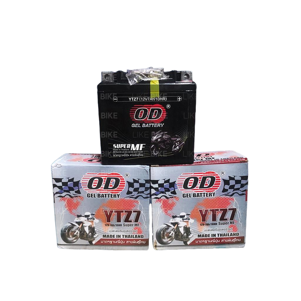 OD-YTZ7 (12V 7Ah) แบตเตอรี่รถมอเตอร์ไซค์ | Shopee Thailand
