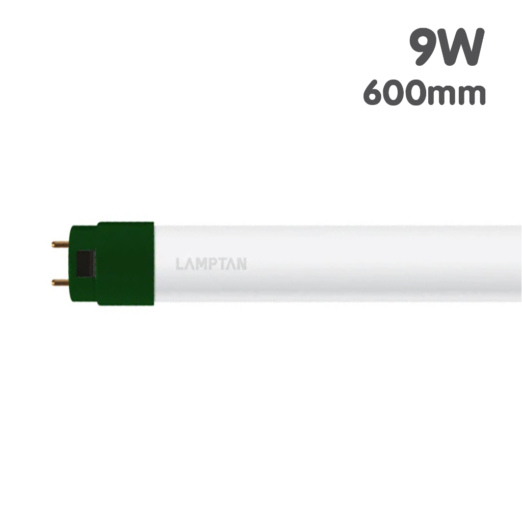 [แพ็ค30หลอด] Lamptan หลอดไฟ LED T8 Tube Green Lyn-guard 9w 18w Daylight ไฟเข้าสองทาง (Double ...