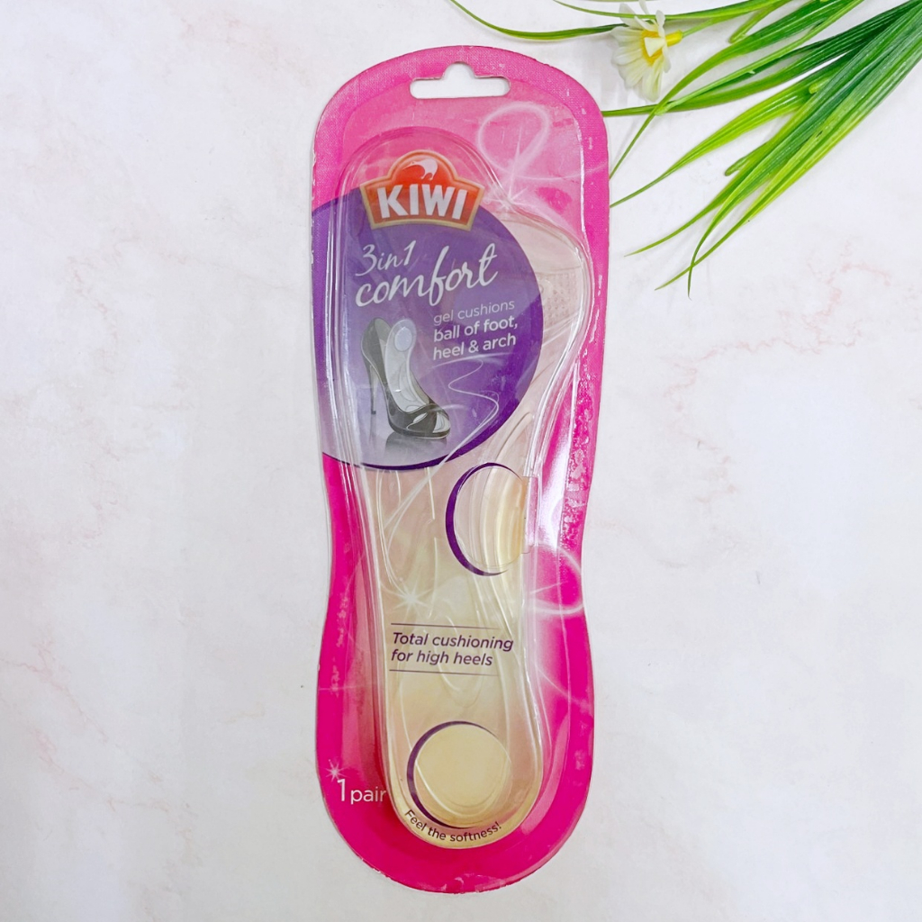 [KIWI®] Women's Gel Cushions Insoles 1 Pair กีวี แผ่นรองพื้นรองเท้า ...
