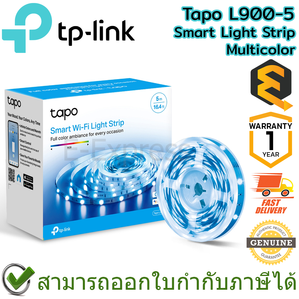 TP-Link Tapo L900-5 Smart Light Strip,ไฟเส้น LED สี Multicolor ของแท้ ...