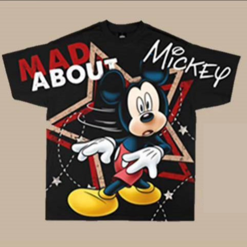 Power 7 Shop เสื้อยืดการ์ตูน ลาย MICKEY MOUSE ลิขสิทธ์แท้ DISNEY ตะเข็บ ...