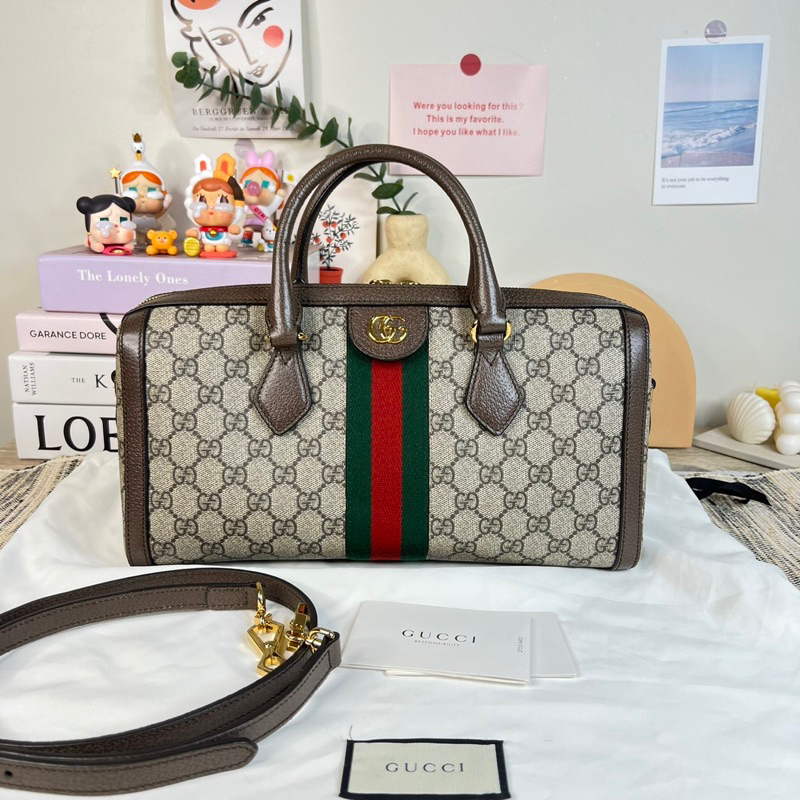 Very new‼️ G u c c i ophidia speedy medium bag ขนาด 12.5 นิ้ว ปี2021 สภาพสวยมาก ใช้น้อย ยังใหม่ ...