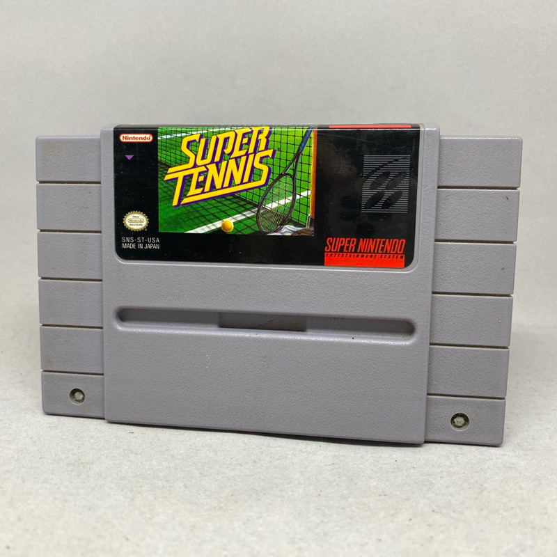 Super Tennis | ตลับเกมส์แท้ Super Nintendo Electric System Cartridge ...