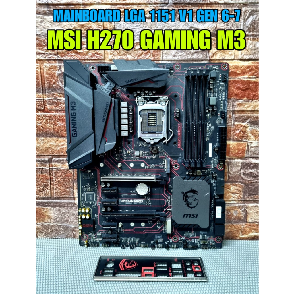 (ร้านในไทย) เมนบอร์ด 1151 V1 รองรับ CPU INTEL GEN 6-7 ** มีของพร้อมส่ง ...