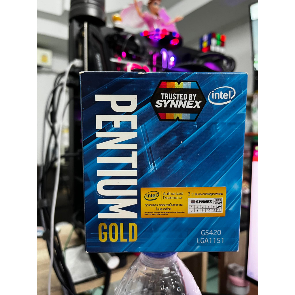 CPU G5420 3.80 GHz (ซีพียู) 1151-V2 INTEL PENTIUM GOLD G5420 3.80 GHz ...