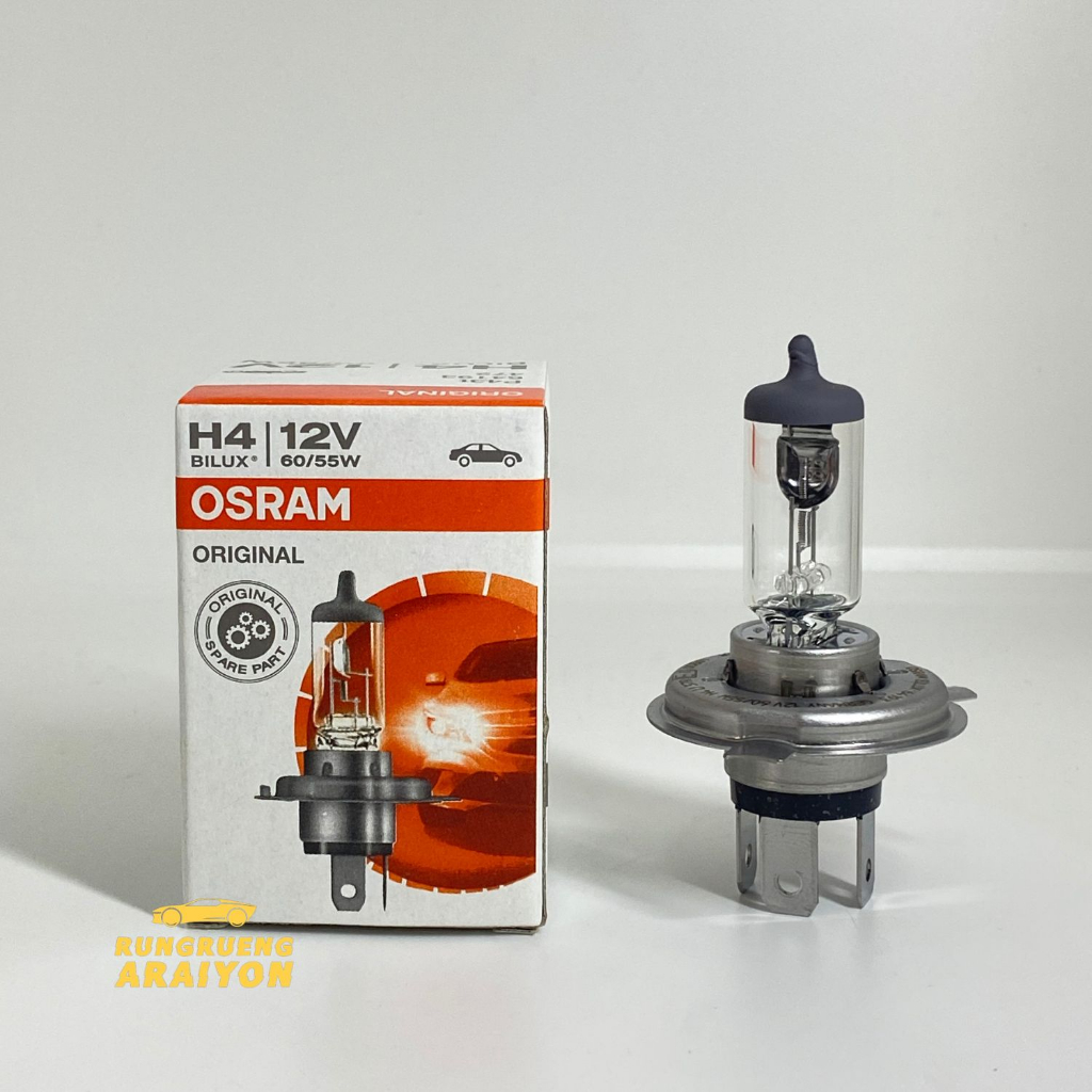 หลอดไฟ H4 12V 60/55W Osram แท้100%1หลอดไฟหน้าH4 | Shopee Thailand