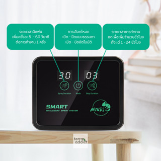 เครื่องพ่นหมอก Mius Smart Spray System เครื่องพ่นหมอก เครื่องรดน้ำ แบบ ...