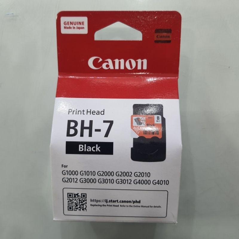 หัวพิมพ์ Canon BH7 ดำ / CH7 สี แท้ใหม่ 100% G1000 / G1010 / G2000 ...