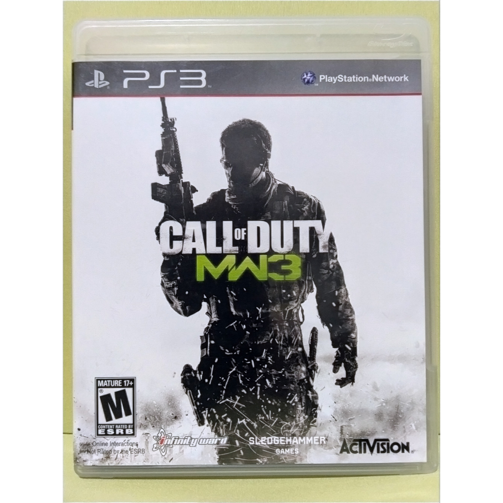 PS3 Call of Duty MW3 Modern Warfare 3 ENG สำหรับสายสะสม | Shopee Thailand