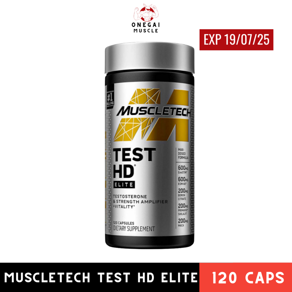 MuscleTech Test HD Elite 120 Capsules | Shopee Thailand