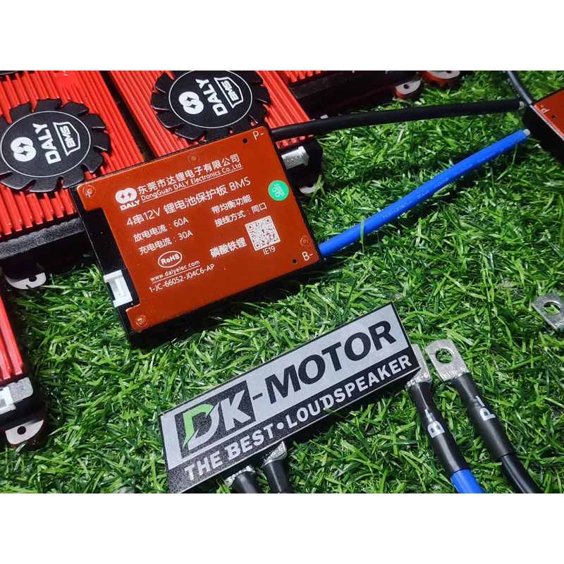 BMS 4S 12v 60A DALY สำหรับแบตเตอรี่ลิเธียมฟอสเฟต Lithium Phosphate LiFePO4 3.2 V 12v - 14.6v ...