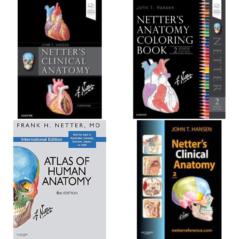 [หนังสือ ยอดนิยม] Netter’s Atlas of Human Anatomy ตำรา กายวิภาคศาสตร์ ...