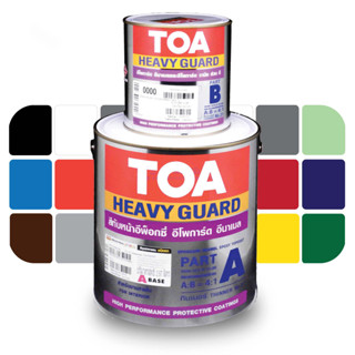 TOA Epoguard Enamel สีอีพ็อกซี่ทีโอเอ อีโพการ์ด อีนาเมล A+B ขนาดแกลลอน ...