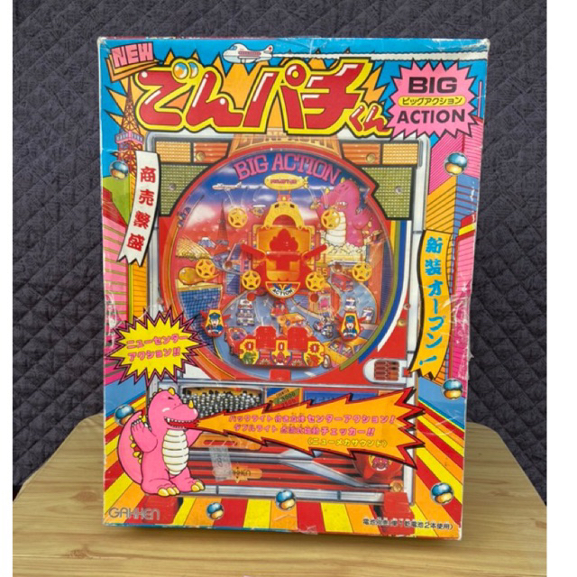 80s Denpachi Kun Pachinko Ball Game Gakken Big Action Made in japan ตู้ ...