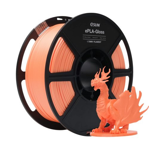 # Orange สีส้ม #eSUN ePLA-Gloss 1.75mm 1 Kg. ePLA Gloss 3d Printer Filament เส้นใยพลาสติก วัสดุ ...