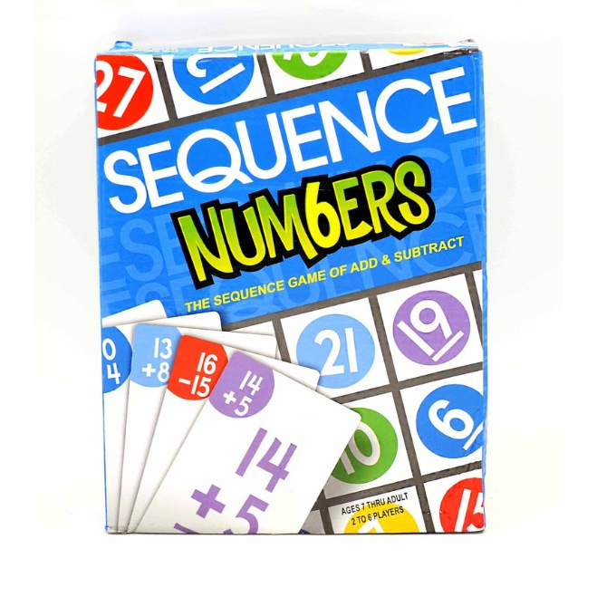 Sequence Number Board Game - Animal - Dice เกมบิงโก บวกลบเลข Bingo ของ ...