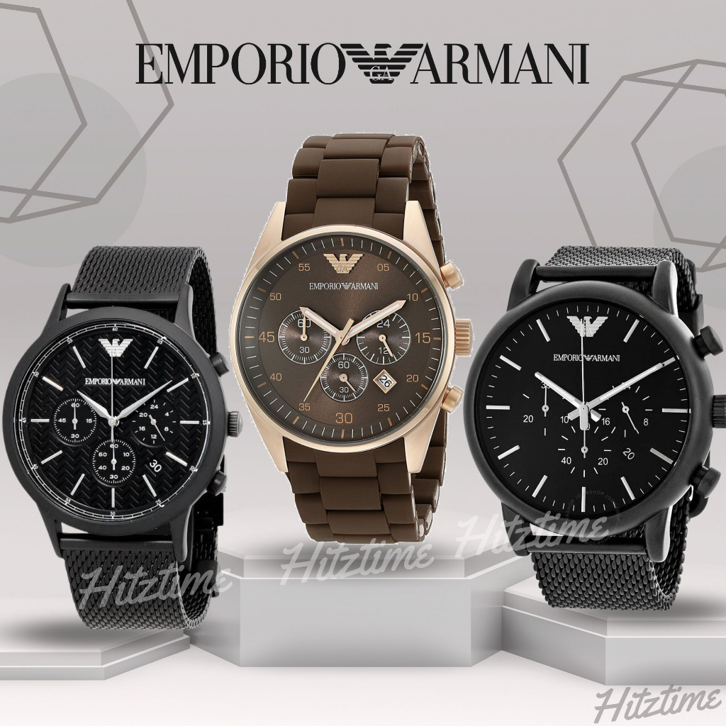 EMPORIO ARMANI รุ่นAR1968 AR2498 AR5890 เอ็มโพริโอ อาร์มานี่ นาฬิกา ...