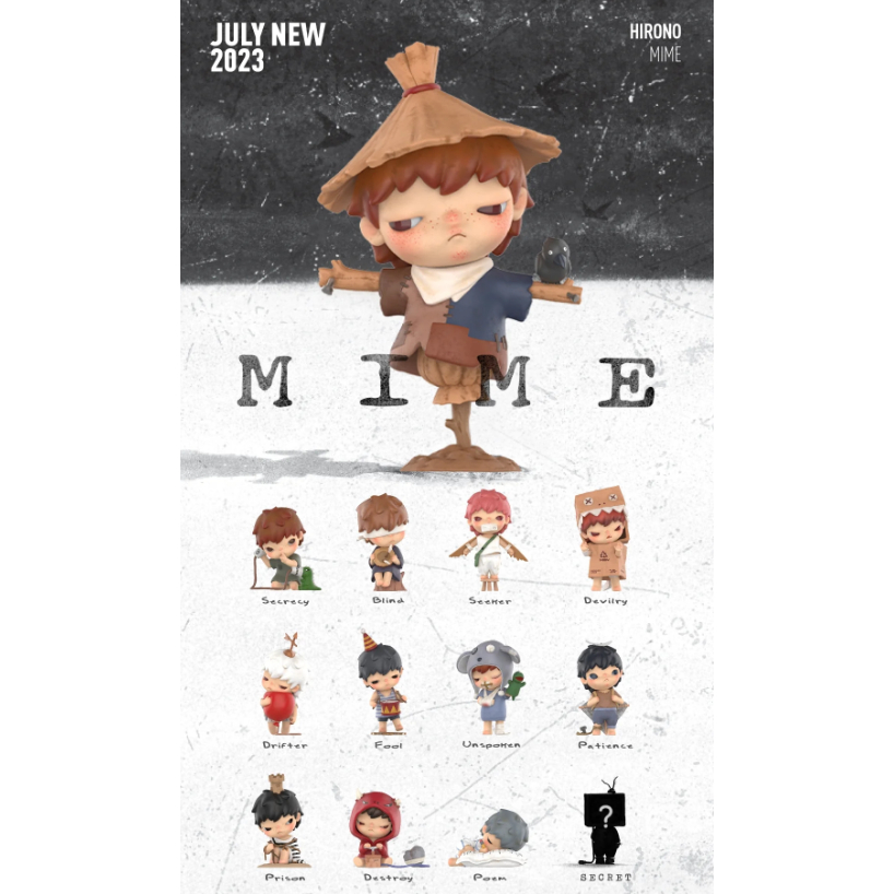 Popmart - Hirono MIME series v.4 กล่องสุ่ม เลือกตัวได้ ฮิโรโนะ | Shopee Thailand