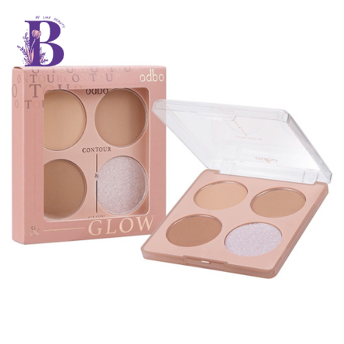 OD1303 odbo โอดีบีโอ คอนทัวร์ แอนด์ โกลว พาเลท | Shopee Thailand