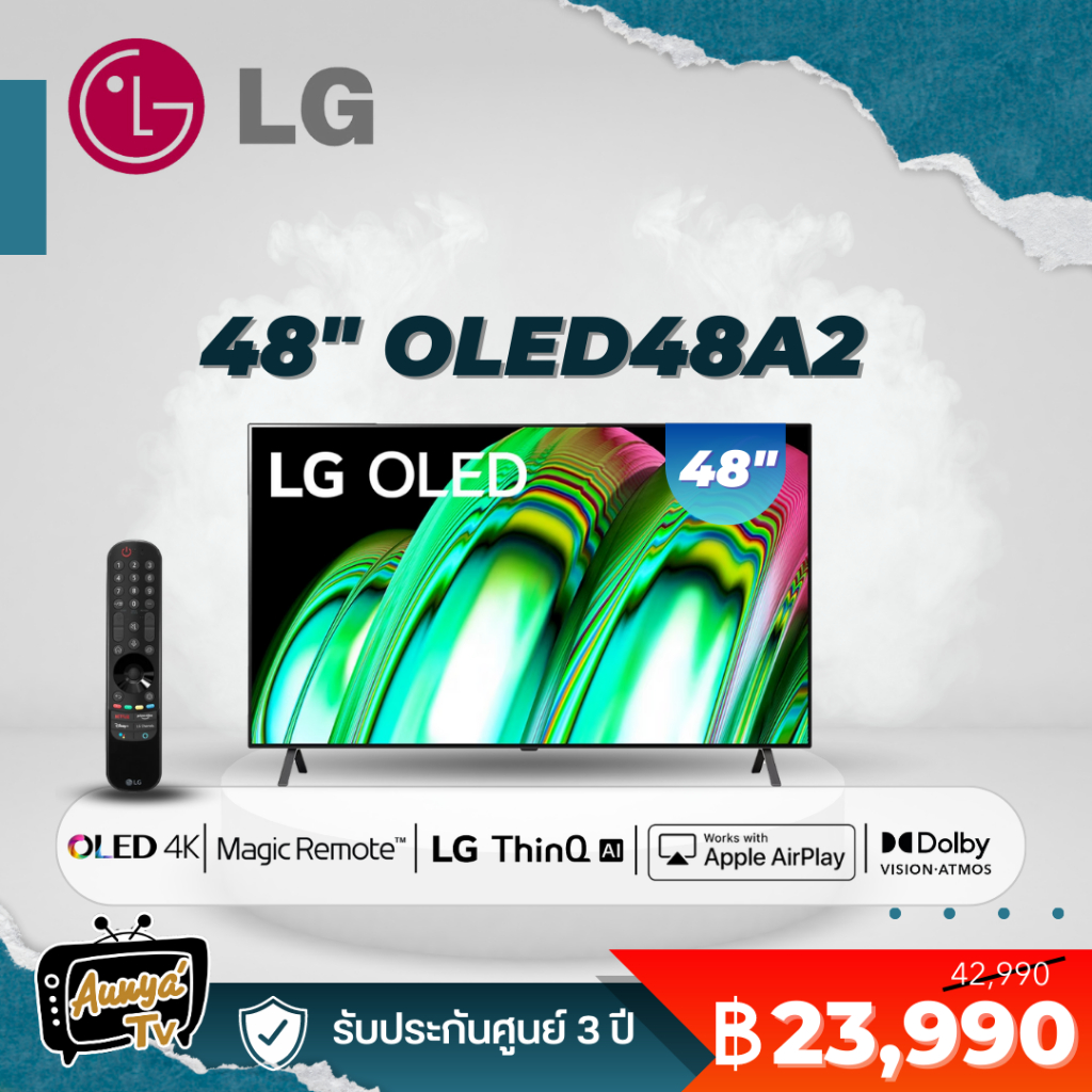 LG A2 4K Smart OLED TV รุ่น OLED 48A2 ขนาด 48 นิ้ว ปี 2022 | Shopee ...