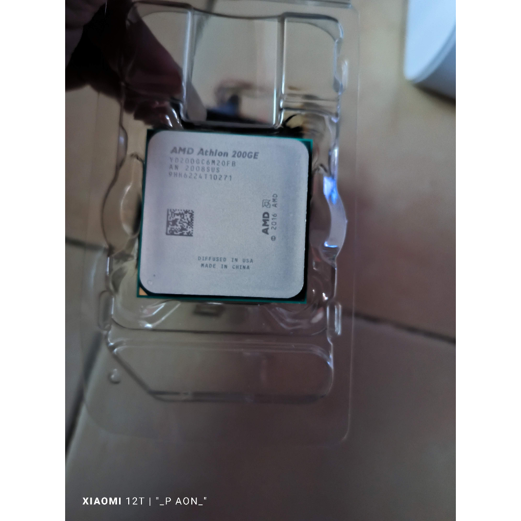 cpu AMD Athlon™ 200GE Processor with Radeon™ Vega 3 Graphics | Shopee ...