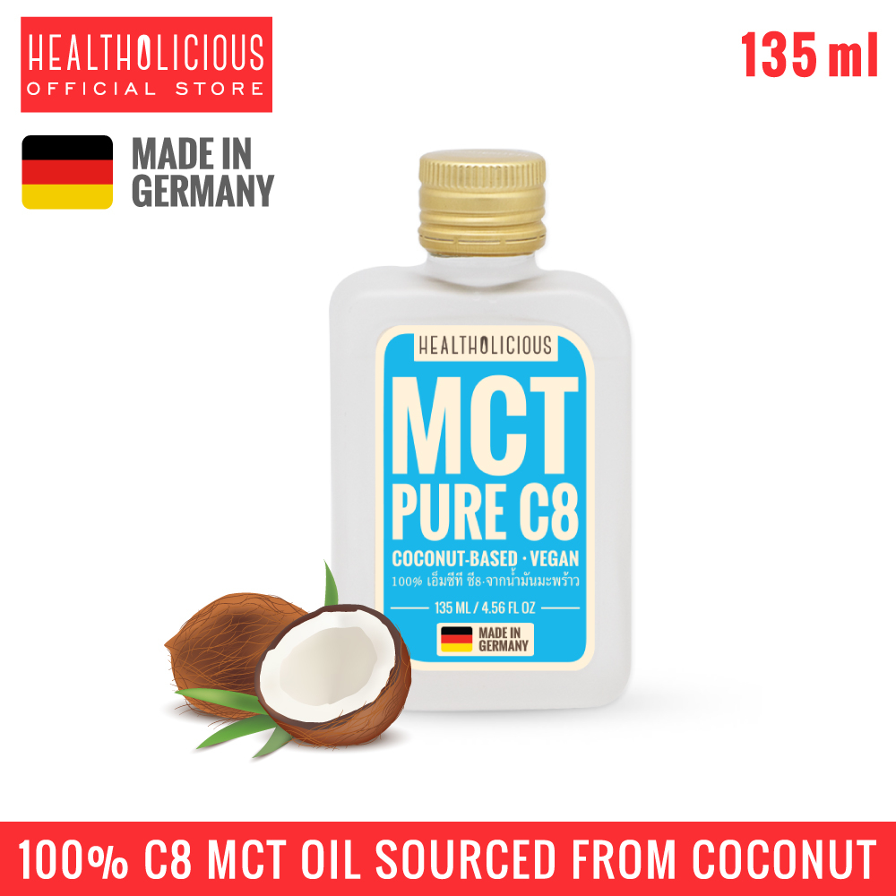 พร้อมส่ง! MCT OIL C8 PURE เอ็มซีที ออยล์ ซี8 น้ำมันมะพร้าว KETO FAT ...