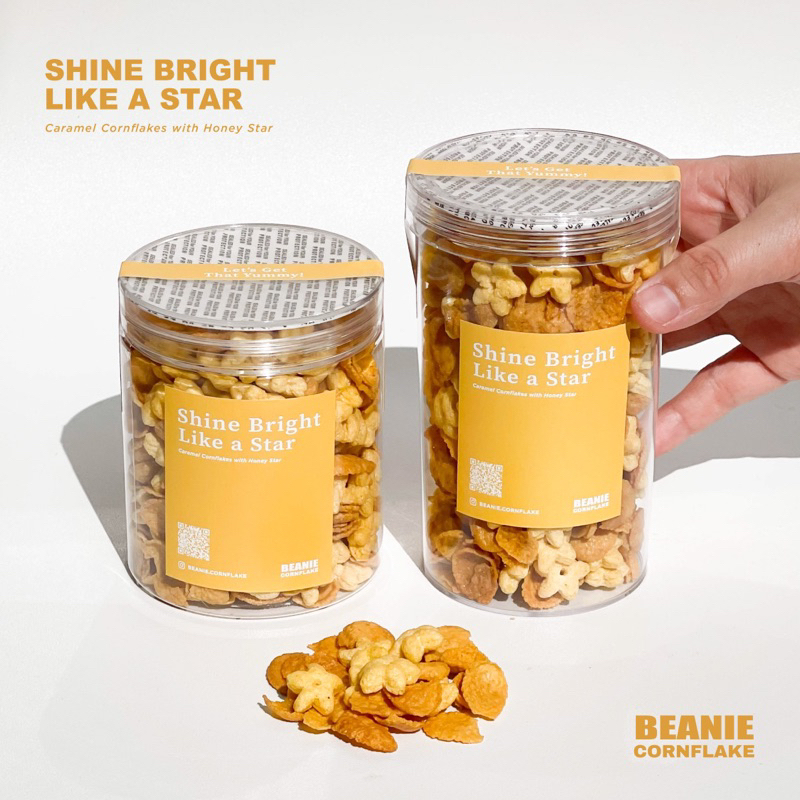 Shine Bright Like a Star คอร์นเฟลกรสคาราเมลกับฮั่นนี่สตาร์ | Beanie ...