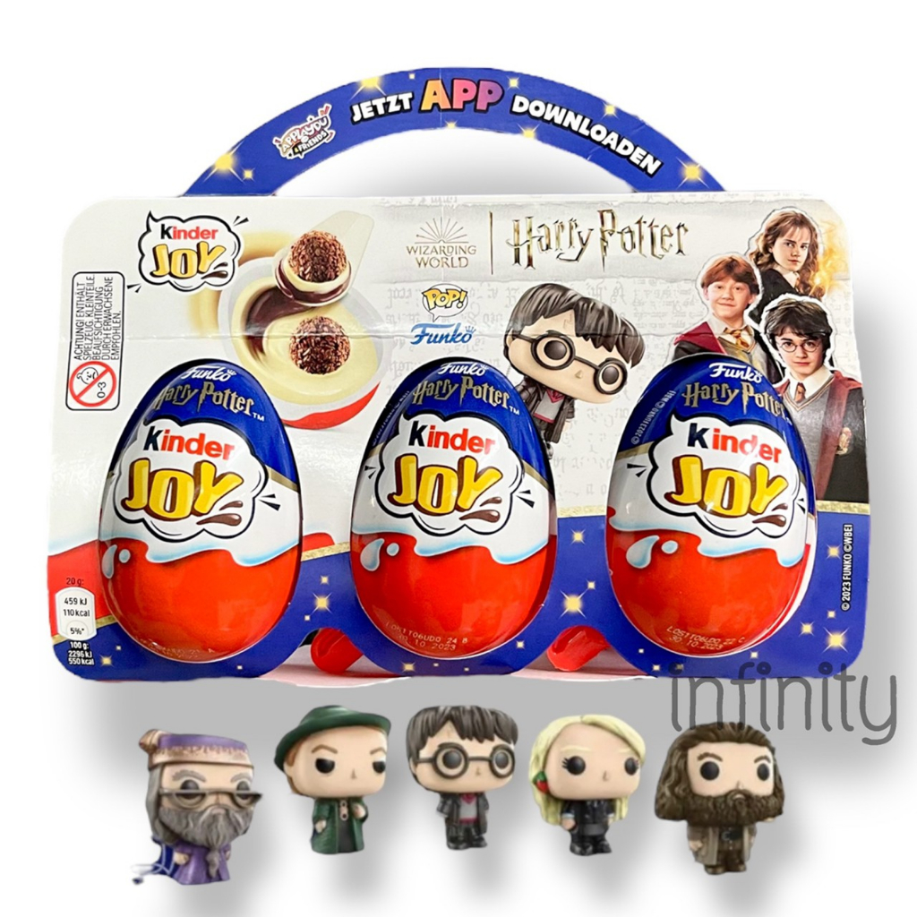 kinder Joy Harry potter ช็อกไข่เเฮรี่พ็อตเตอร์ 3 ลูก | Shopee Thailand