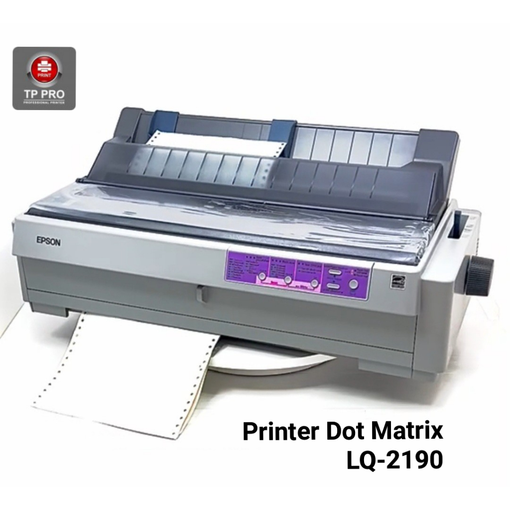 Printer Dot Matrix Epson Lq 2190 เครื่องพิมพ์หัวเข็ม สำหรับพิมพ์บิล 2195