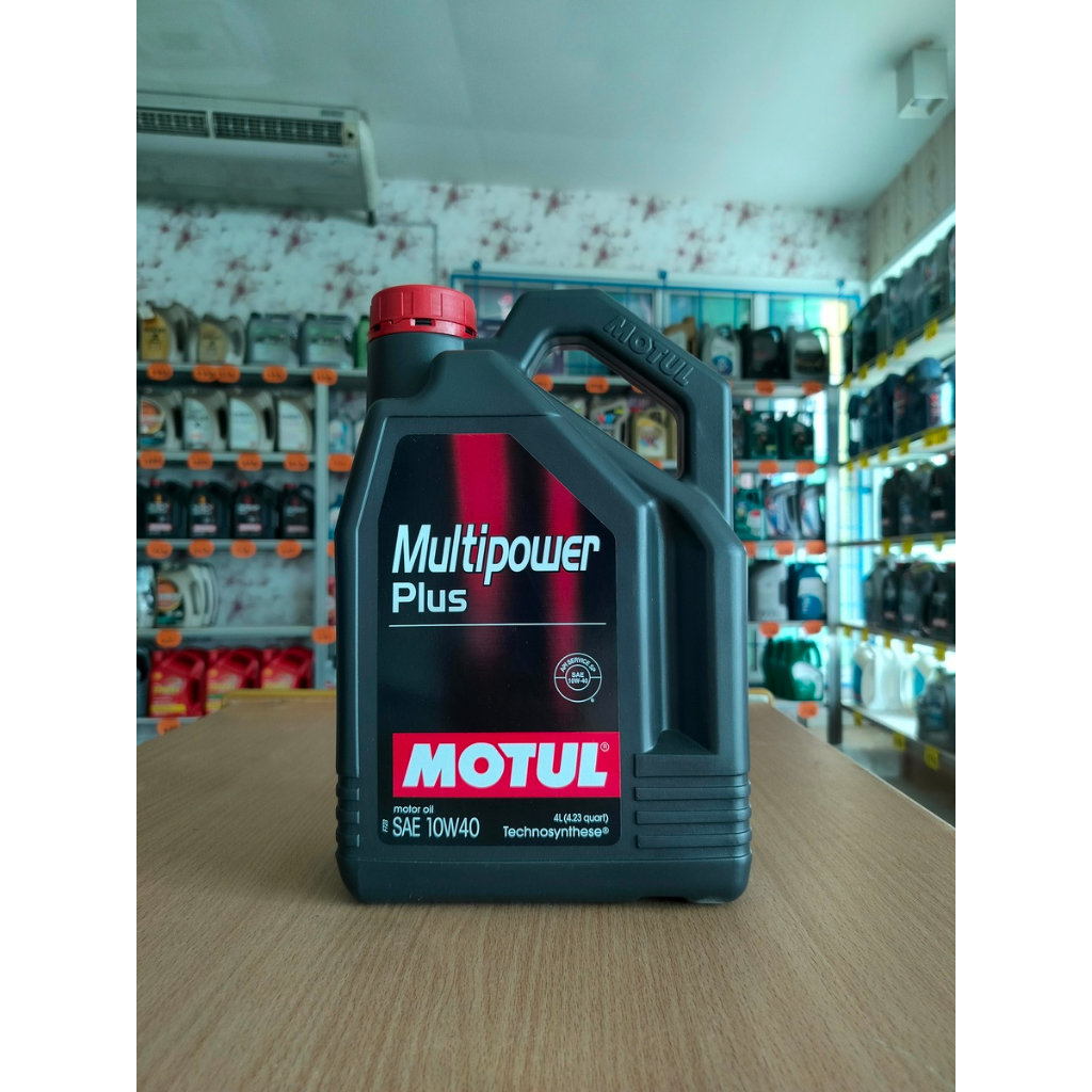 MOTUL MULTIPOWER PLUS SAE 10W-40 น้ำมันหล่อลื่นกึ่งสังเคราะห์สำหรับ ...
