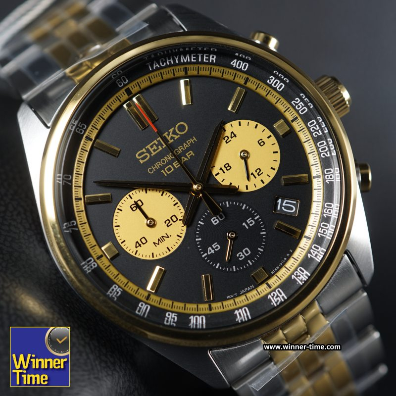 นาฬิกา SEIKO Quartz Chronograph Racing sports รุ่น SSB430P,SSB430P1 ...
