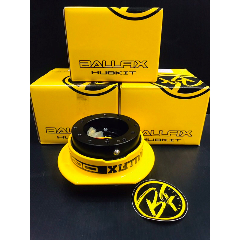 คอเสริมพวงมาลัยแบบถอดได้ ELEVO BALLFIX OG สีดำ ปีกเหลือง (งานแท้100% ...
