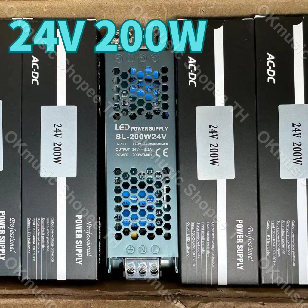หม้อแปลง สวิตช์ชิ่ง DC 12V 24V 60W 200W 400W สวิทชิ่ง หม้อแปลง ไฟฟ้า SWITCHING หม้อแปลงชาร์จแบต ...
