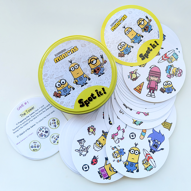 [พร้องส่ง] B-143 Spot it! Minion (กล่องเหลือง) ของเล่นเด็กโต เกมการ์ดรู ...