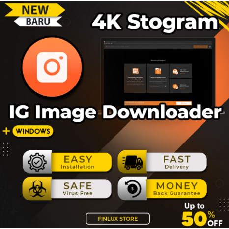 4K Stogram v4.6.0.4460 Lifetime For Windows (Instagram Downloader) | Shopee Thailand