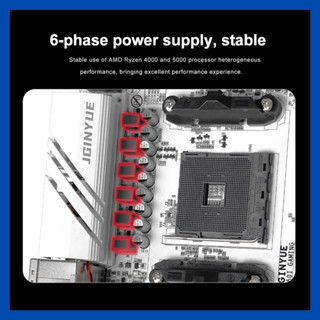 JGINYUE B550I WHITE GAMING ( B550 ITX ) | Shopee Thailand