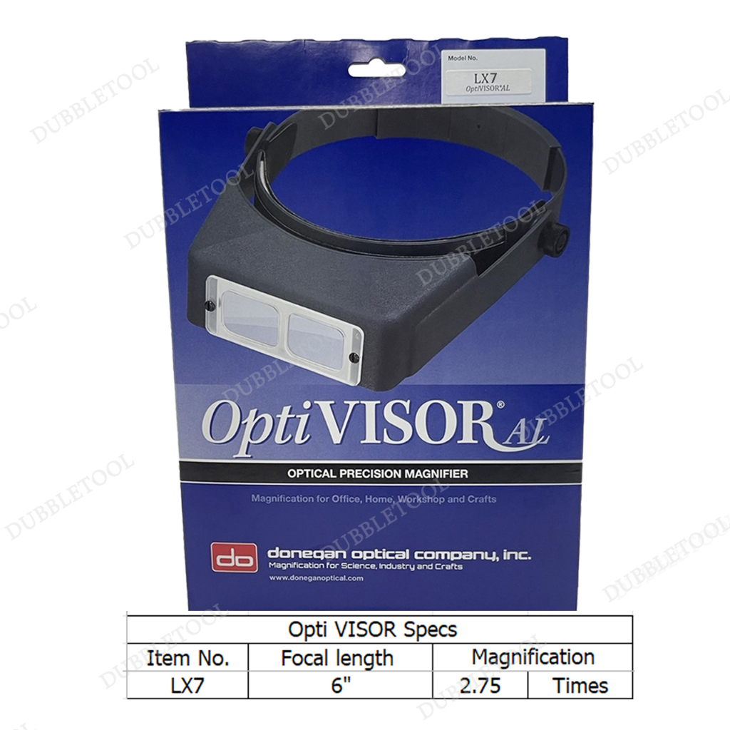 แว่นขยายสวมหัว เลน์ขยายสวมหัว แบรนด์ Opti VISOR AL รุ่น LX 3,4,5,7 แว่นขยาย แว่นขยายแกะสลัก ...