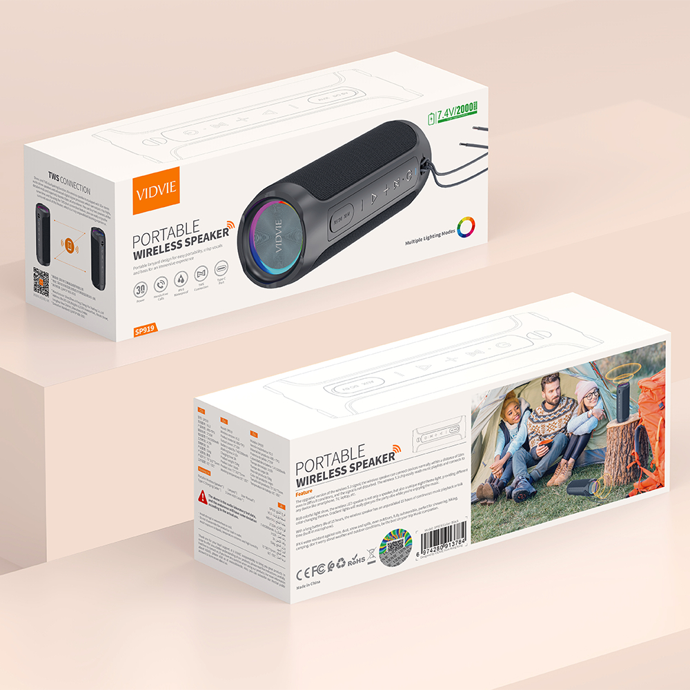 VIDVIE Bluetooth Speaker ลำโพงไร้สาย รุ่น SP919 | Shopee Thailand