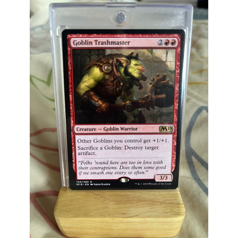 การ์ด MTG Goblin Trashmaster Red Magic the Gathering EDH รุ่น Core Set ...